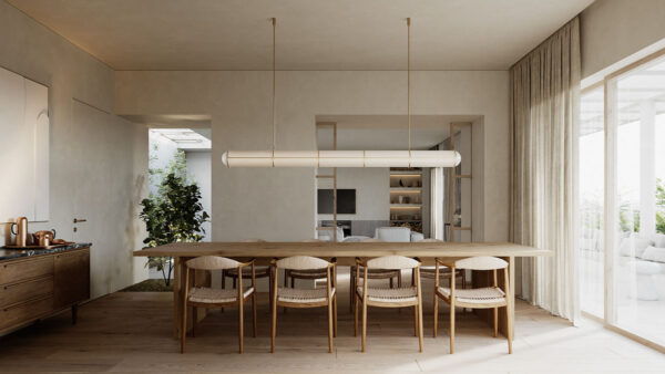 Crisp Greige Interiors With Warmth