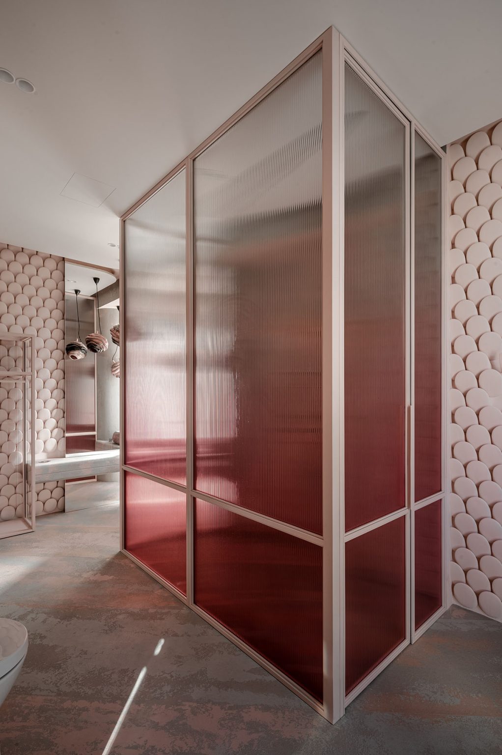 fluted glass | Interior Design Ideas