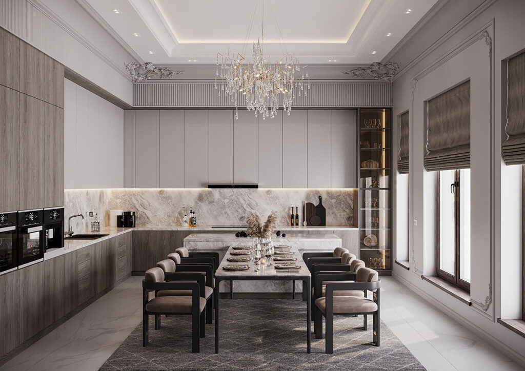 37 Neoclassical Dining Rooms With Tips And Ideas To Help You Decorate Yours