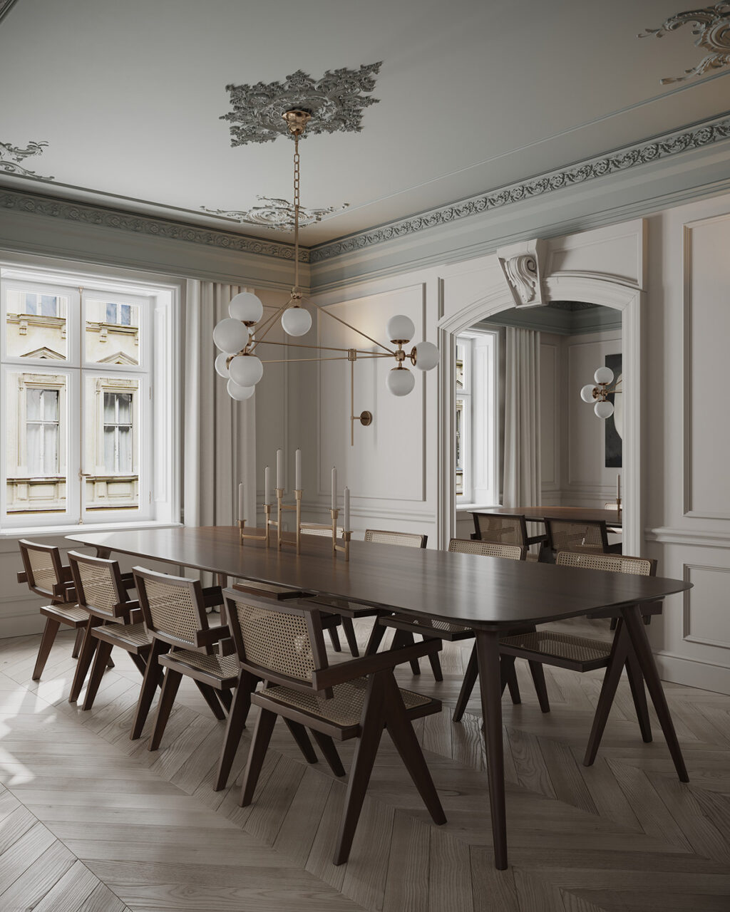 37 Neoclassical Dining Rooms With Tips And Ideas To Help You Decorate Yours