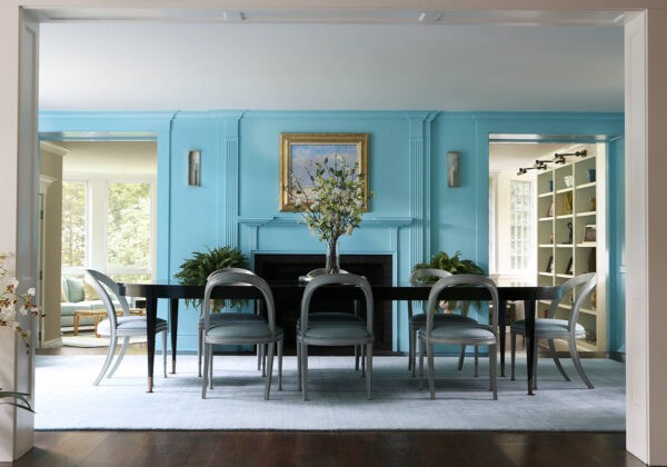 40 Blue Dining Room Designs With Tips & Ideas To Help You Design Yours