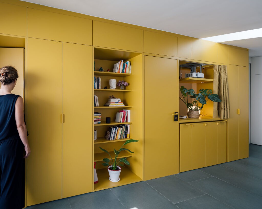 Tiny Apartment With Space-Saving Multifunctional Furniture