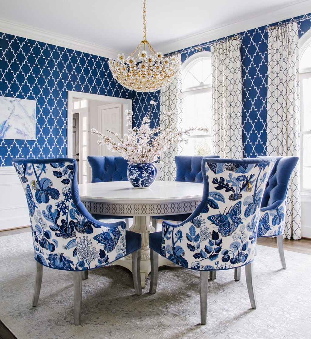 40 Blue Dining Room Designs With Tips & Ideas To Help You Design Yours