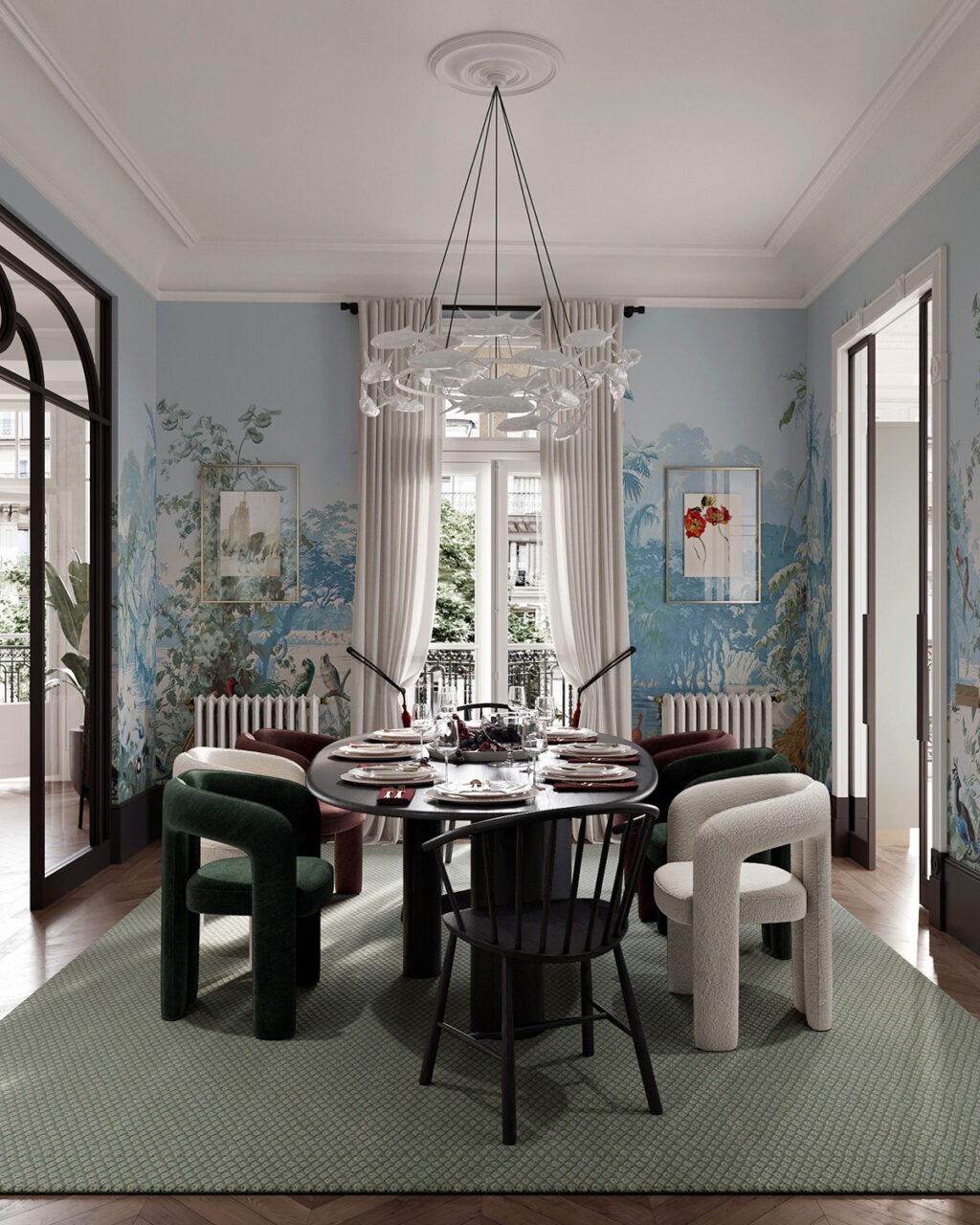 40 Blue Dining Room Designs With Tips & Ideas To Help You Design Yours