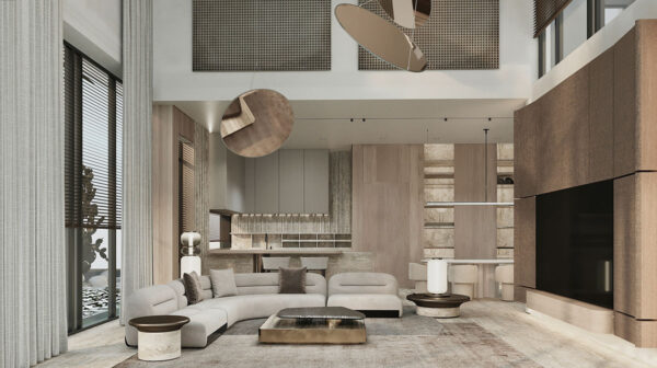 Textural Luxury Home Interiors With Exquisite Details