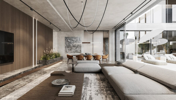 Textural Luxury Home Interiors With Exquisite Details