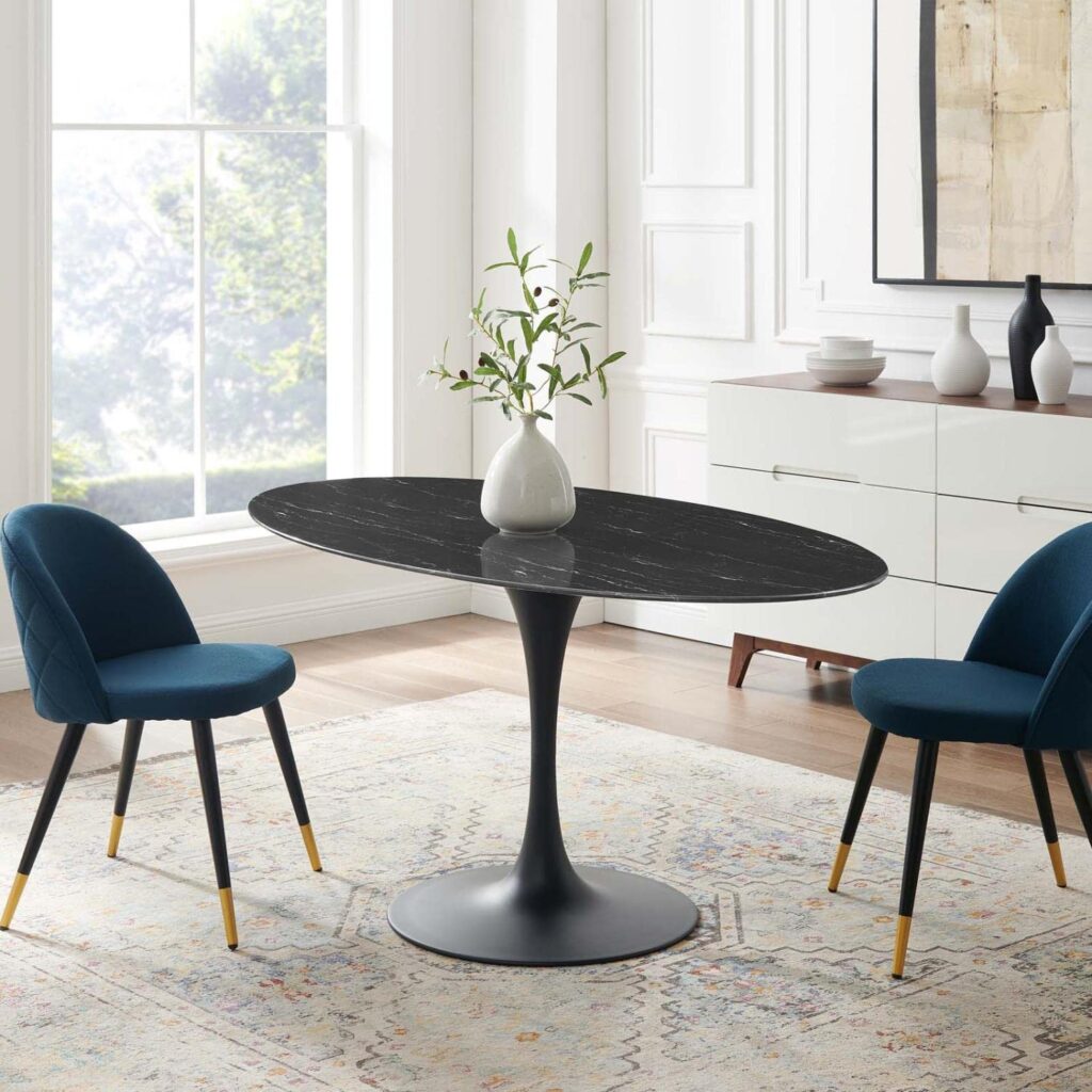 51 Marble & Faux Marble Dining Tables for Effortless Elegance