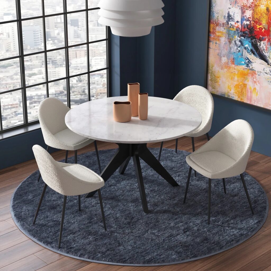 51 Marble & Faux Marble Dining Tables for Effortless Elegance