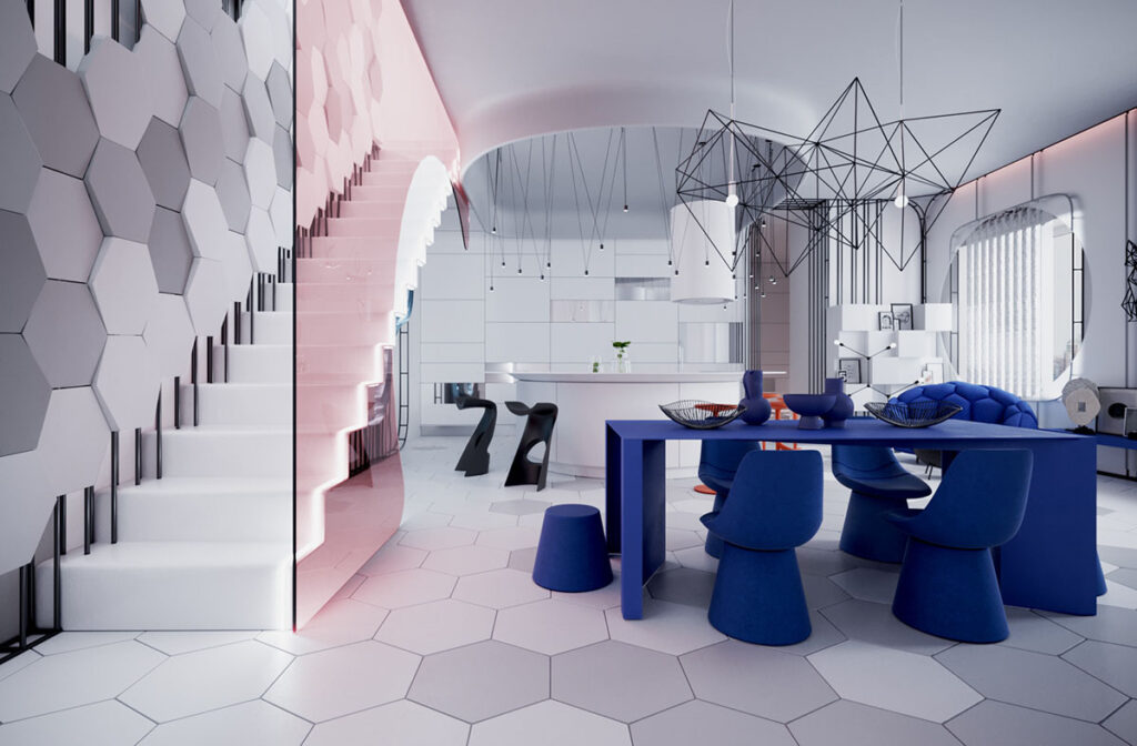 The Colorful Party Home Of A Female Vlogger