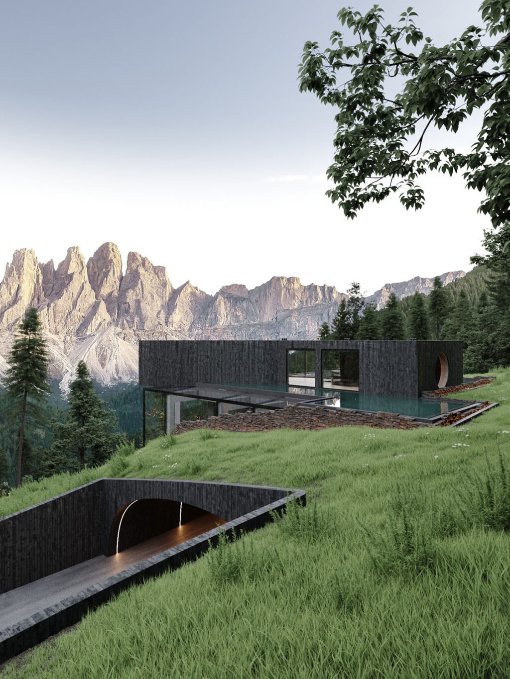 Mountainside Home That Honors The Picturesque Terrain