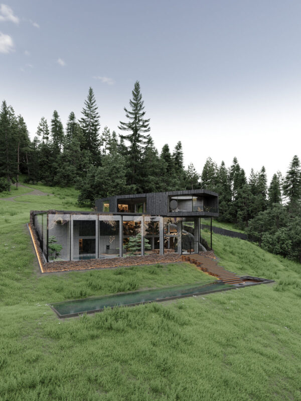 Mountainside Home That Honors The Picturesque Terrain