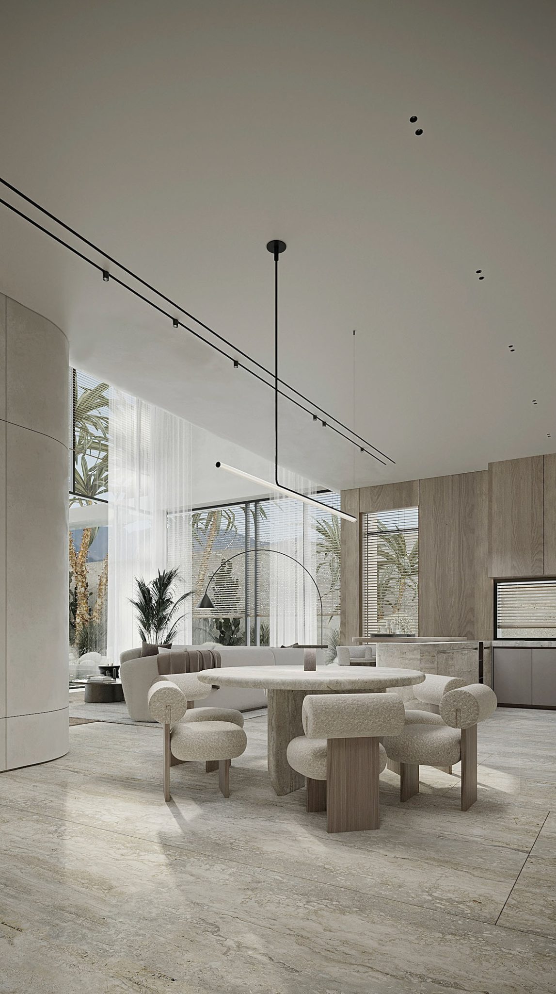 round dining table | Interior Design Ideas