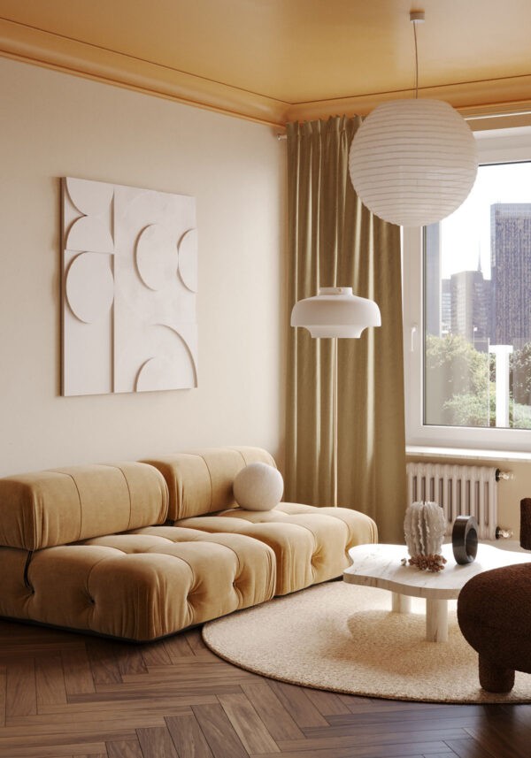 Warm Modern Interiors With Colour And Creativity