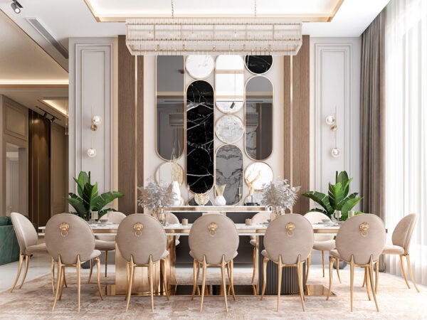 40 Large Dining Rooms That Will Impress Dinner Guests