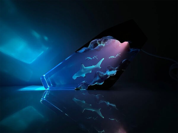 Handmade Resin Night Lights With Breathtaking Scenes