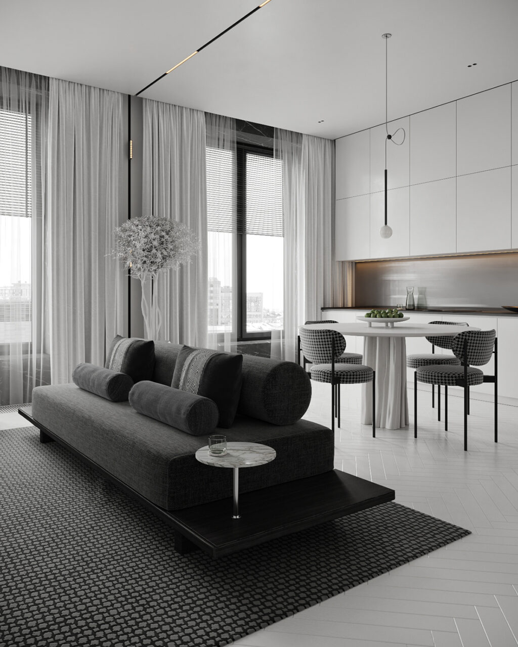 Modern Monochrome Moments: Black And White Home Decor