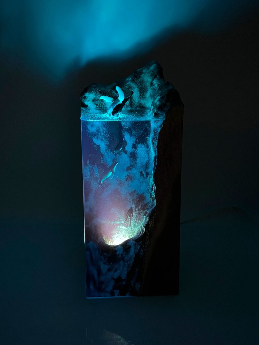 Handmade Resin Night Lights With Breathtaking Scenes