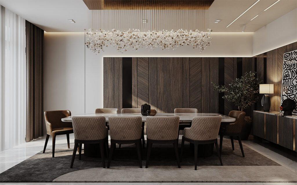 40 Large Dining Rooms That Will Impress Dinner Guests