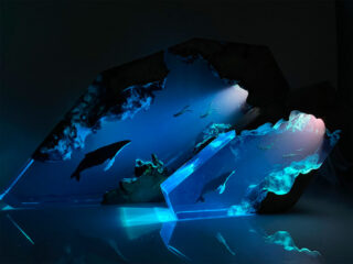 Handmade Resin Night Lights With Breathtaking Scenes