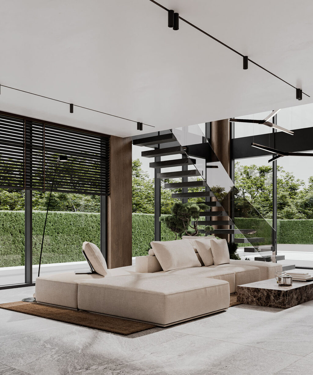 Sleek Home Designs With Rich Brown and Black Accents