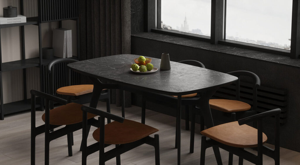 Dark Interiors With Stylish Sparks Of Interest