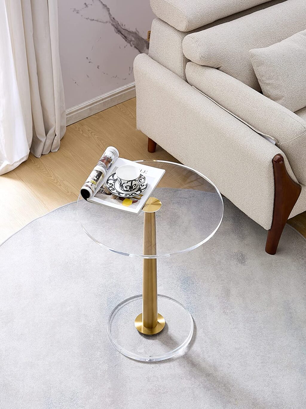 51 Acrylic Side Tables that Make Minimalism Look Glamorous