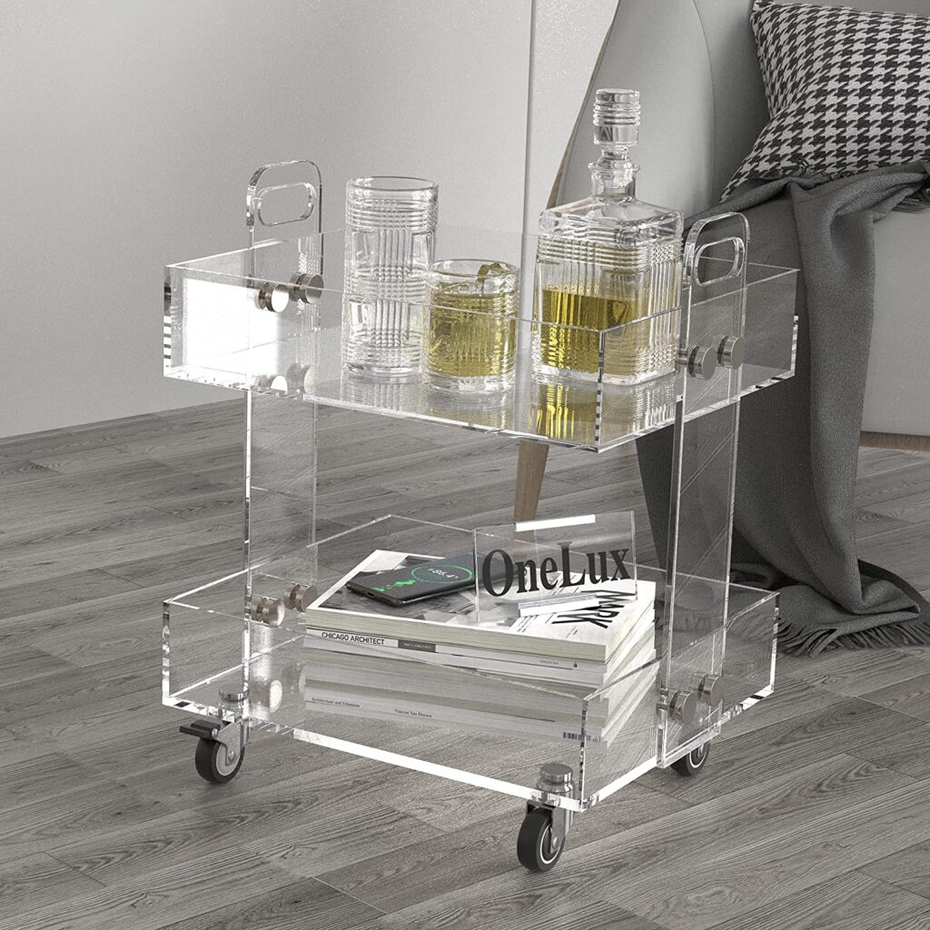 51 Acrylic Side Tables that Make Minimalism Look Glamorous