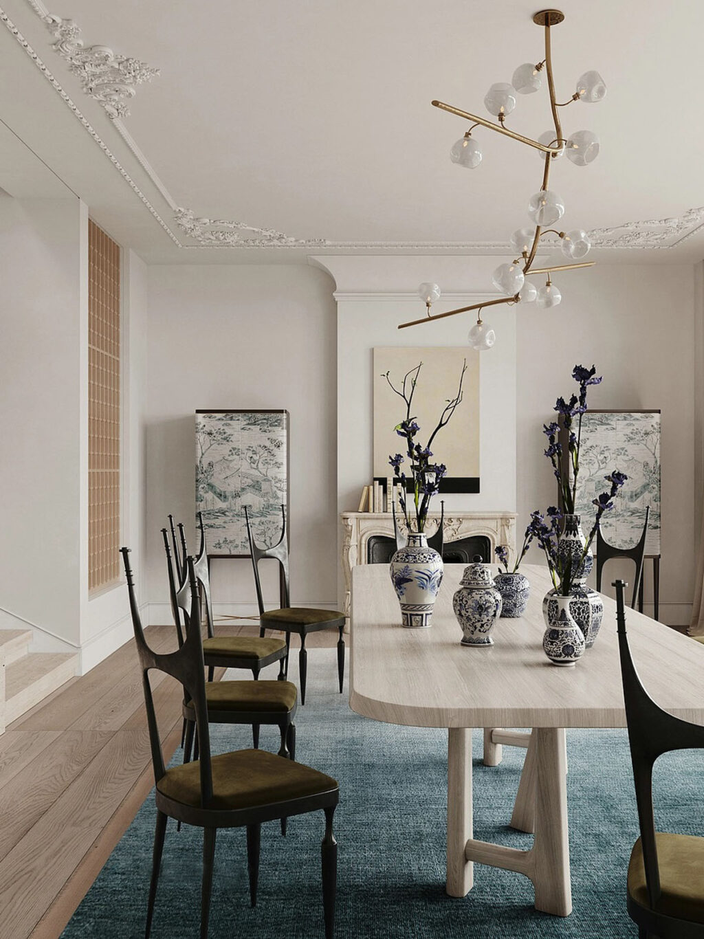 A Mellow Home Interior With Eastern Charm