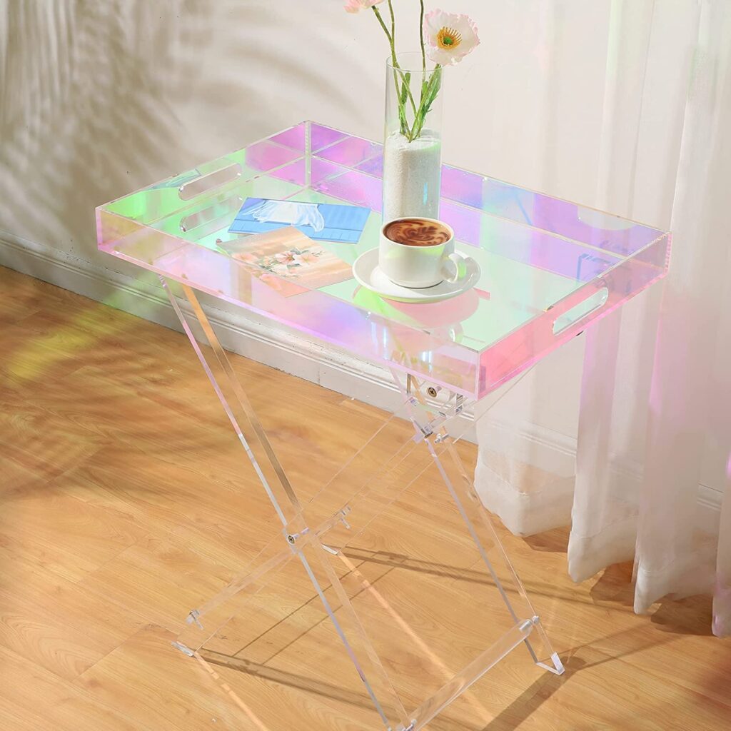 51 Acrylic Side Tables that Make Minimalism Look Glamorous