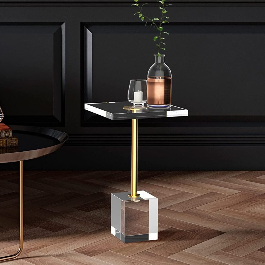 51 Acrylic Side Tables that Make Minimalism Look Glamorous