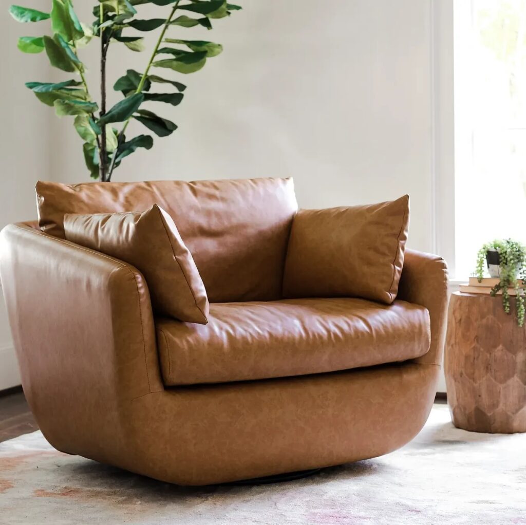 51 Leather Accent Chairs from Classic to Contemporary