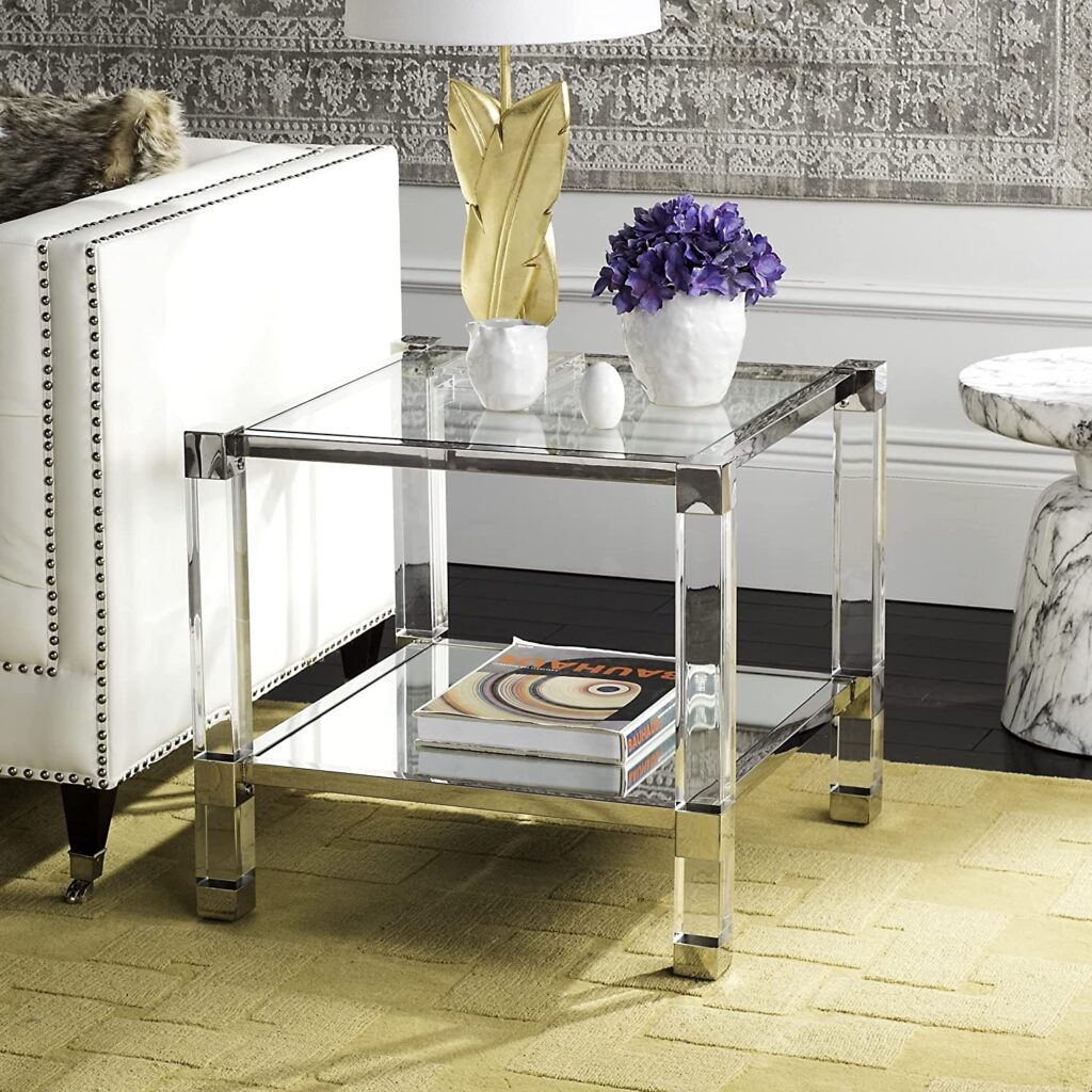 51 Acrylic Side Tables that Make Minimalism Look Glamorous