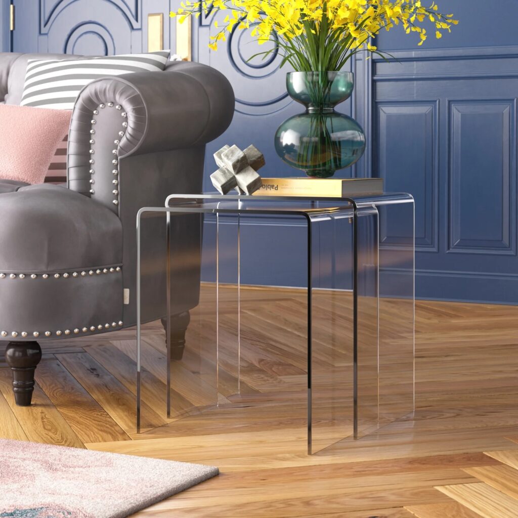 51 Acrylic Side Tables that Make Minimalism Look Glamorous