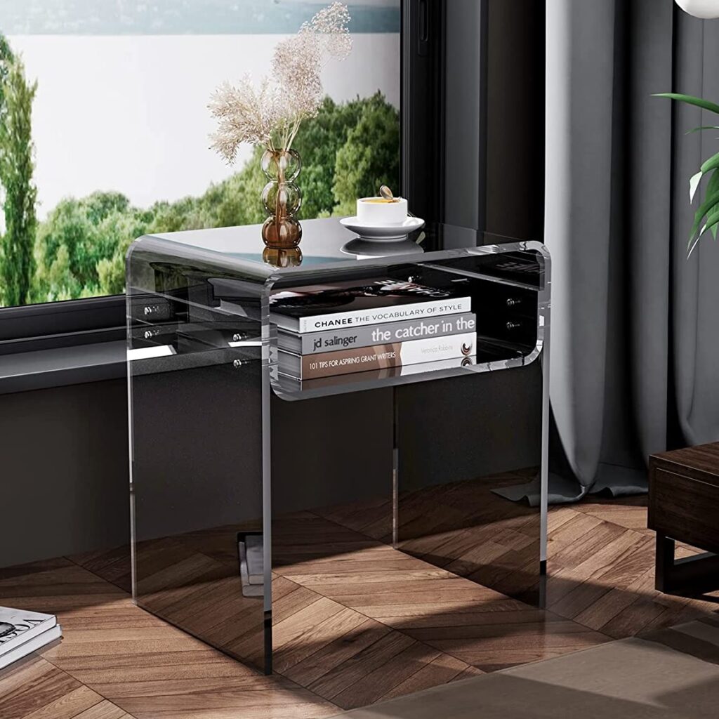51 Acrylic Side Tables that Make Minimalism Look Glamorous