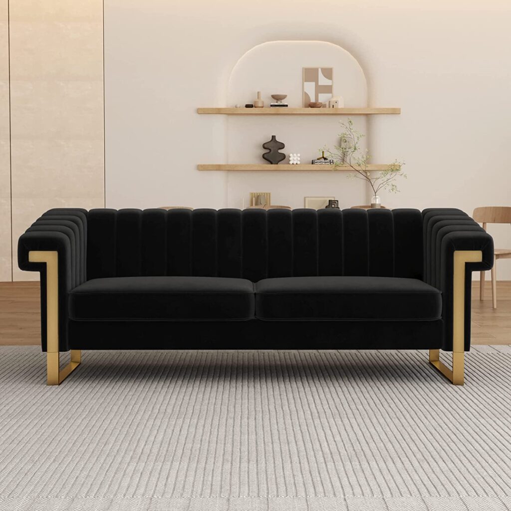 51 Black Couches that Blend Comfort and Chic Visual Drama