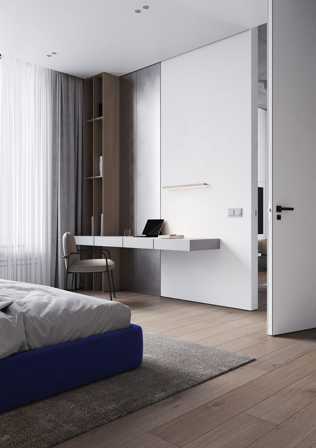 bedroom workspace | Interior Design Ideas