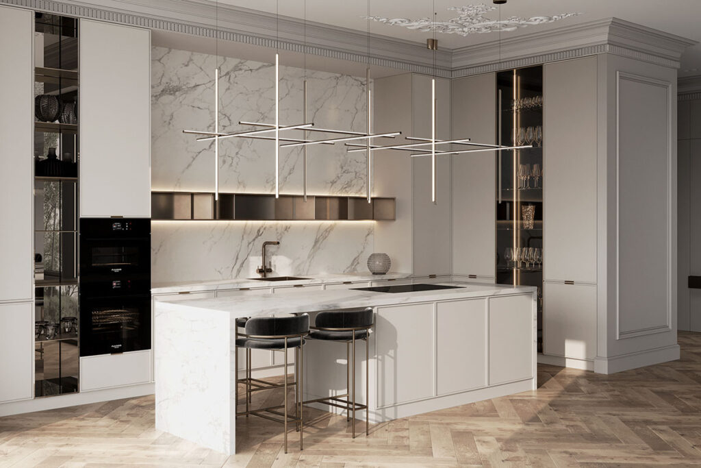 Neoclassical Interior Design With Confident Flair