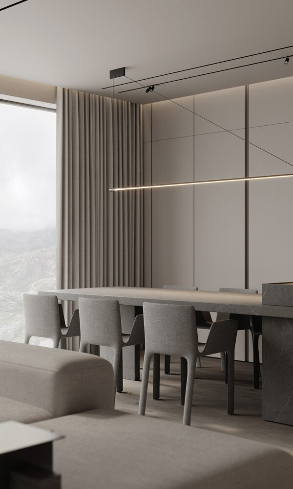 linear suspension light | Interior Design Ideas