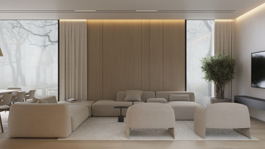 Beige Interiors That Range From Maximal To Minimal
