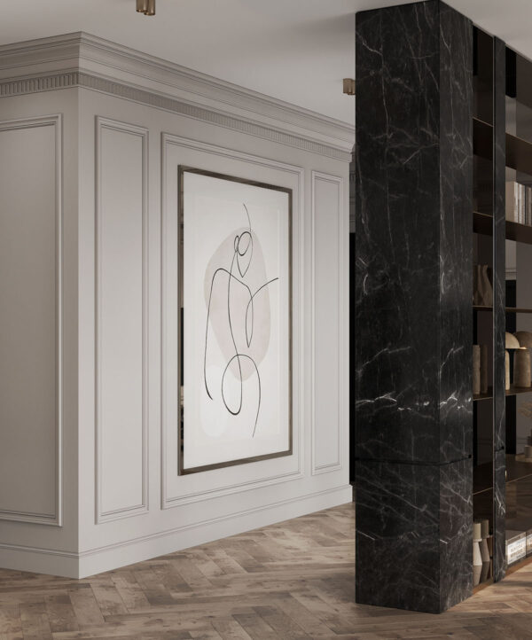 Neoclassical Interior Design With Confident Flair
