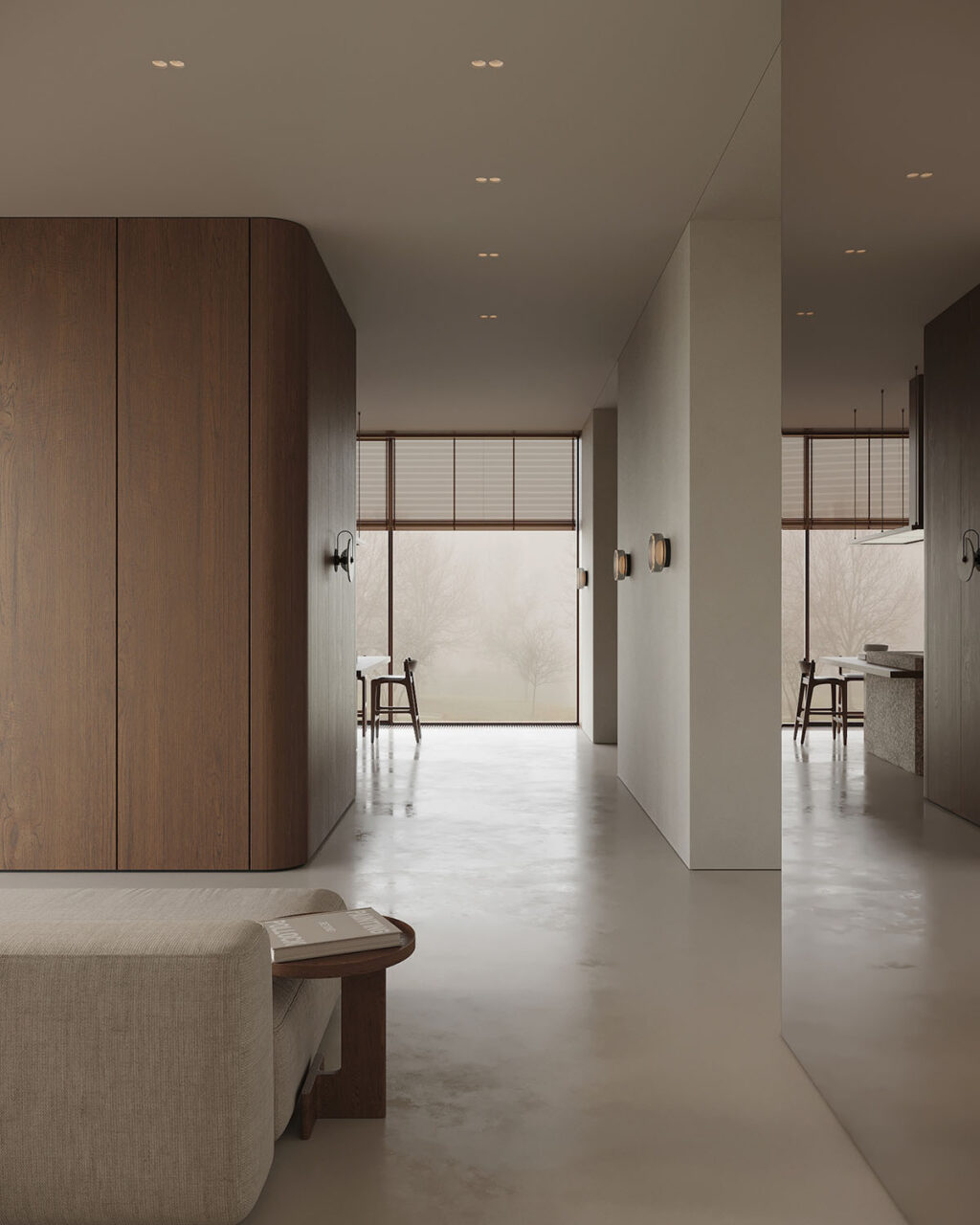 Warm Minimalist Home With A Soft White & Wood Color Scheme