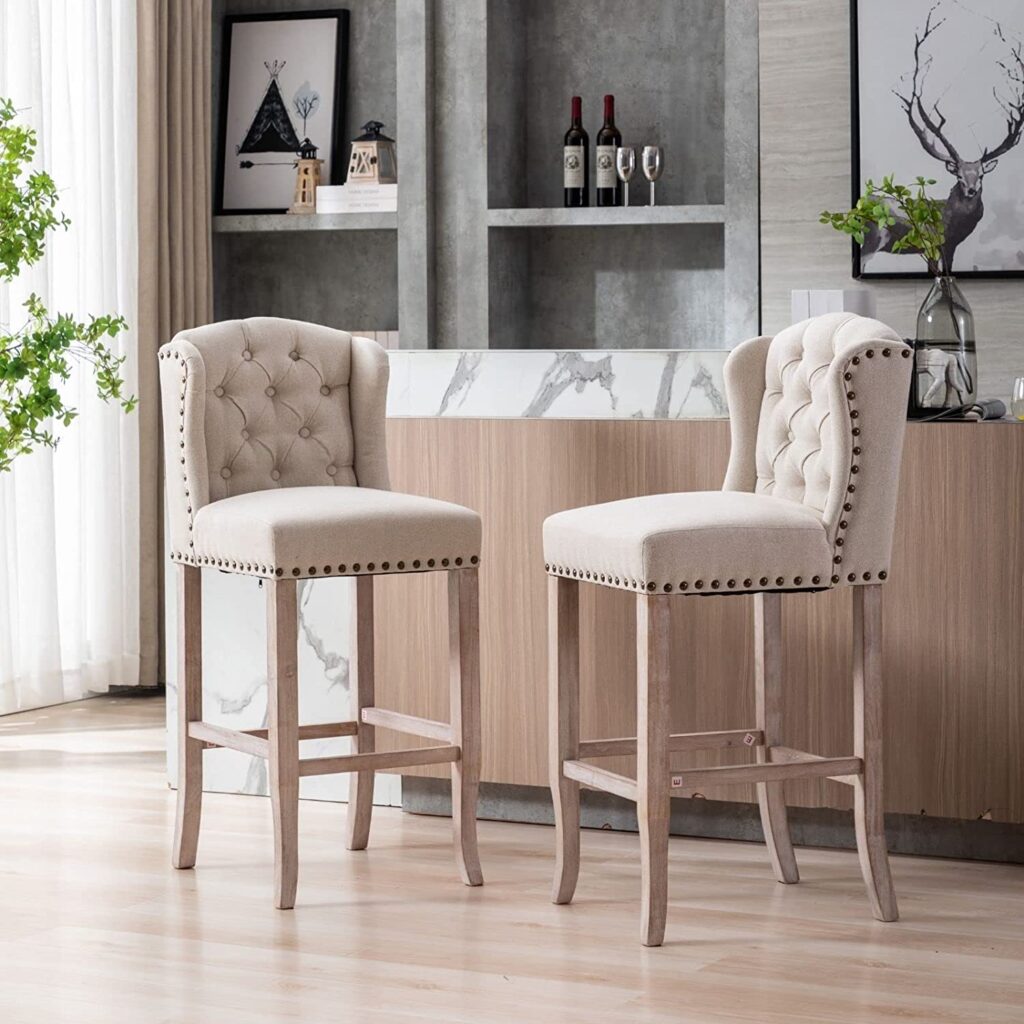51 Upholstered Bar Stools That Blend Comfort and Style Seamlessly