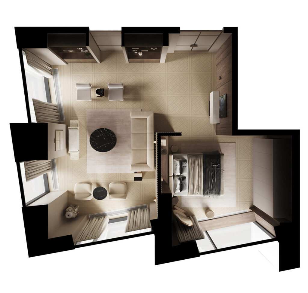 Airy Interiors Styled With Standout Furniture & Wall Treatments