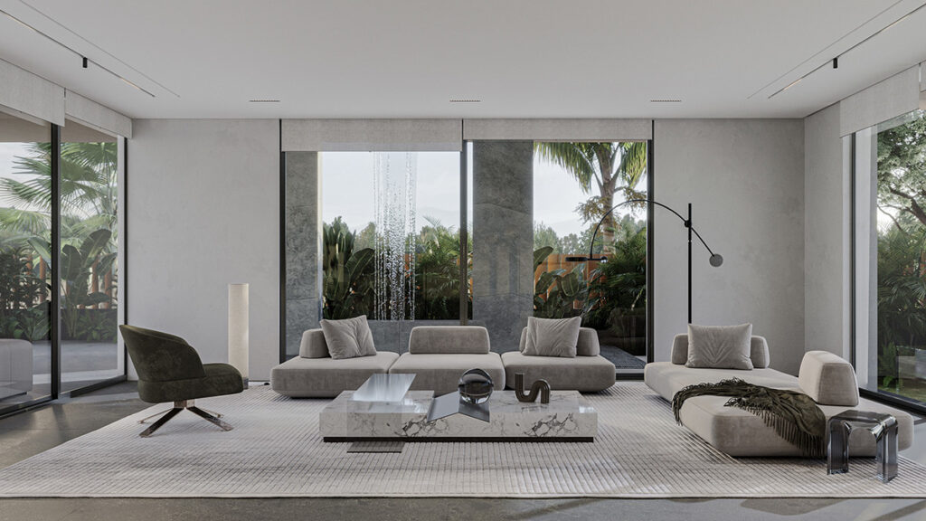 Luxury Villa Layouts with Strict Sectioning & Alignment