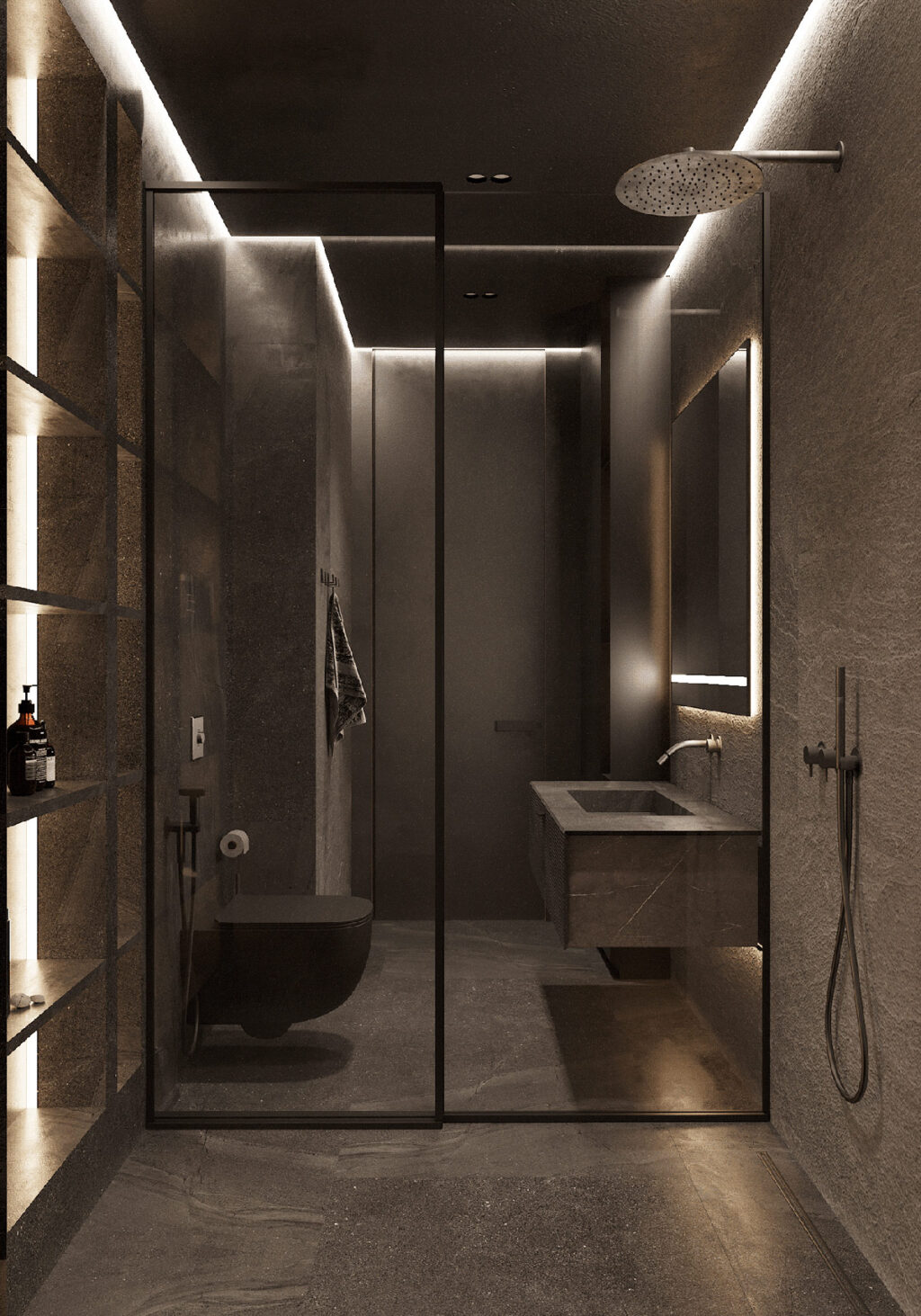 shower area | Interior Design Ideas