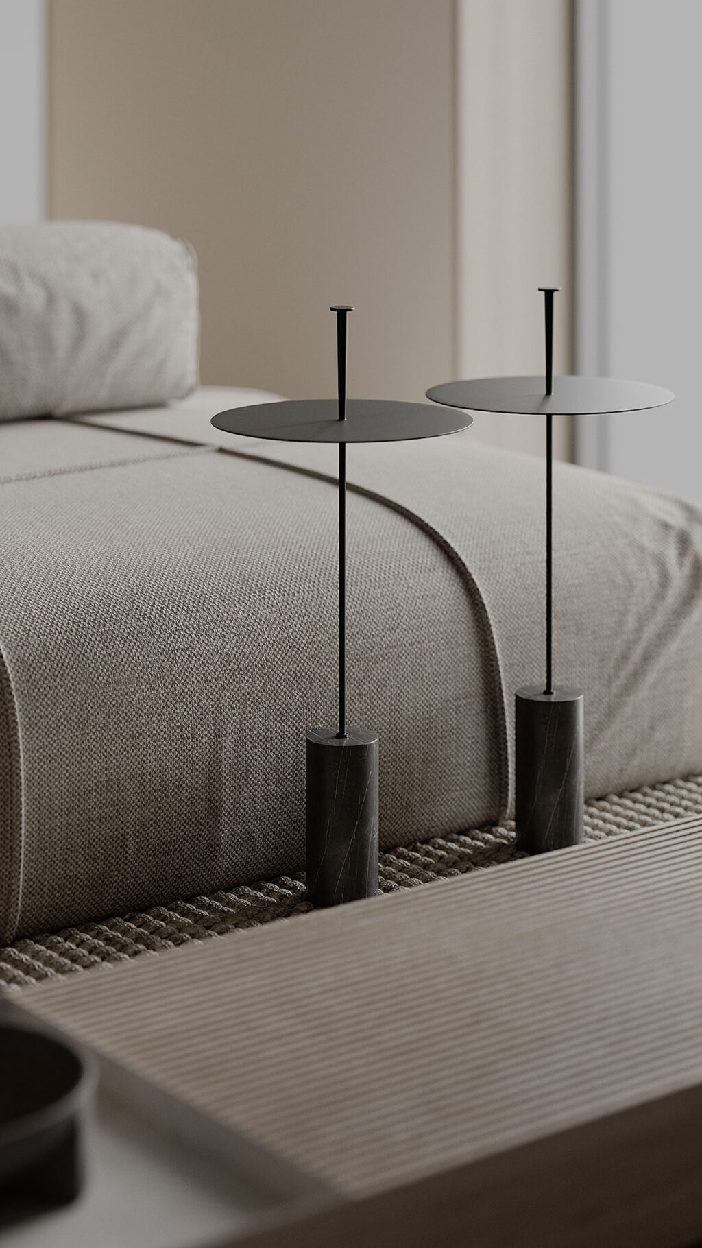 Airy Interiors Styled With Standout Furniture & Wall Treatments