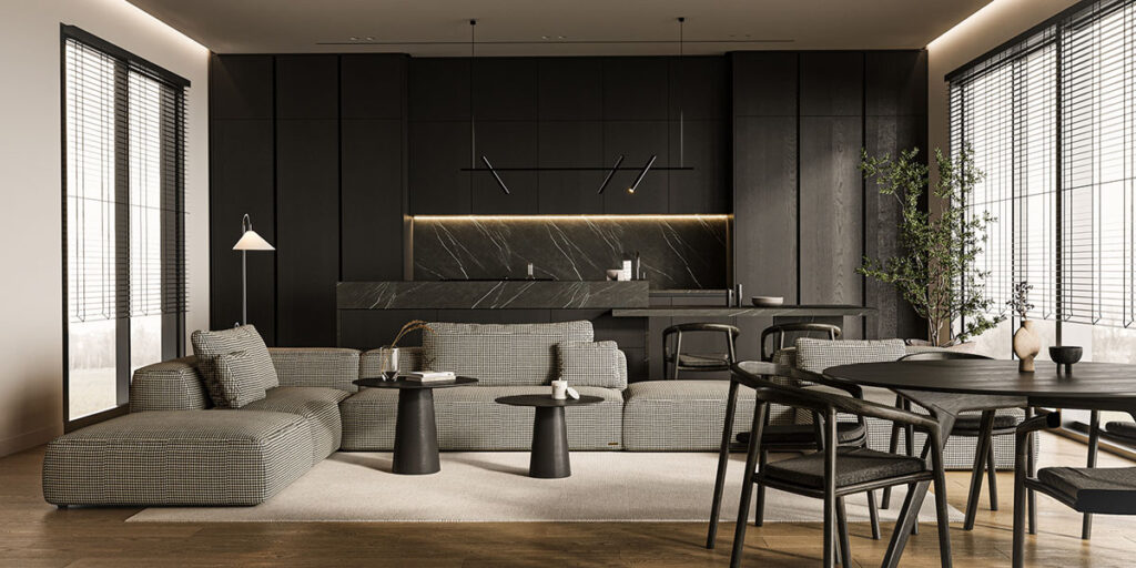 The Art of Subtlety: Exploring Gray and Black Interior Design