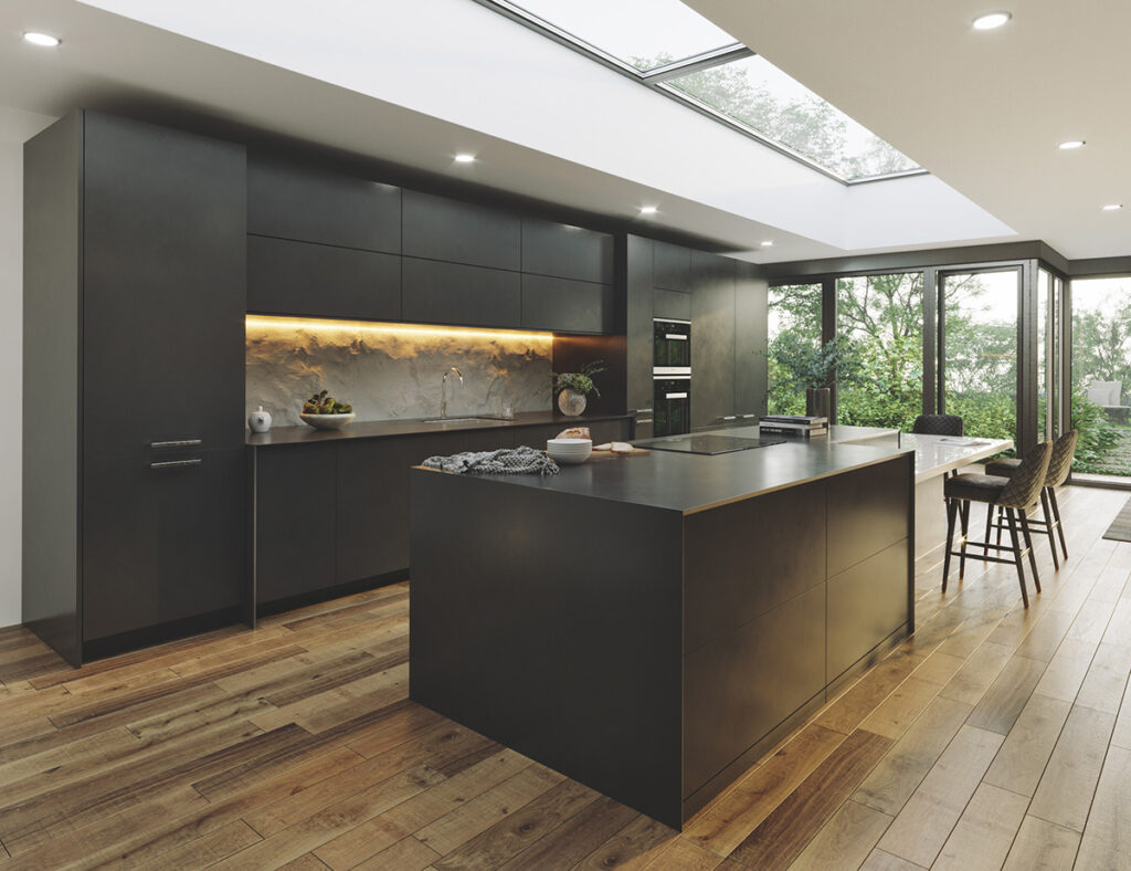 black kitchen | Interior Design Ideas