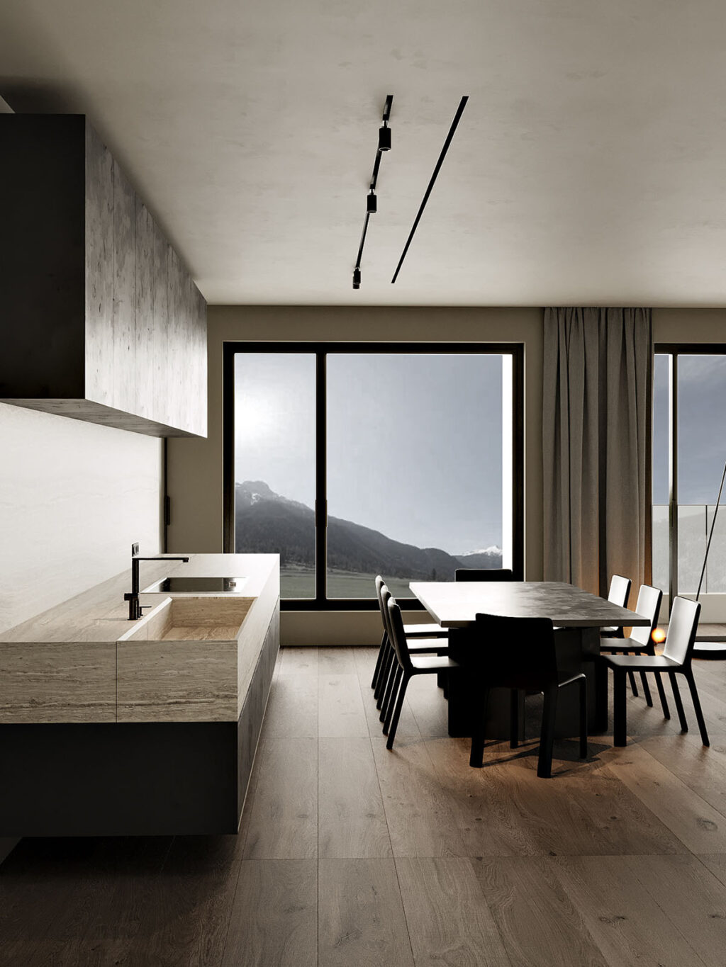 The Art of Subtlety: Exploring Gray and Black Interior Design