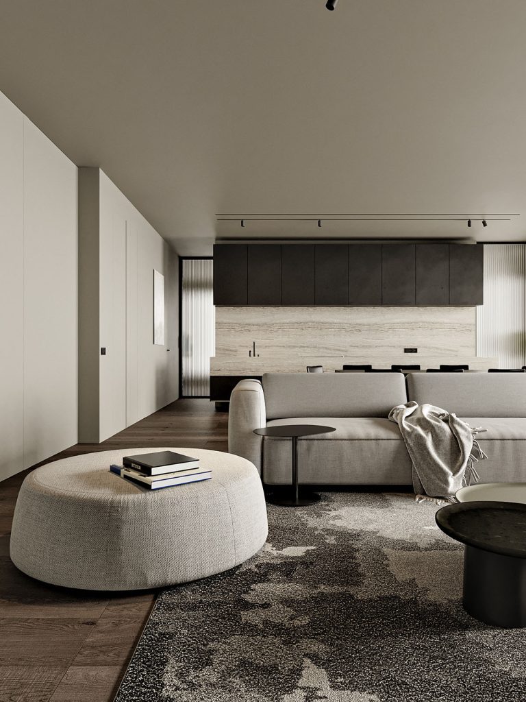 round ottoman | Interior Design Ideas